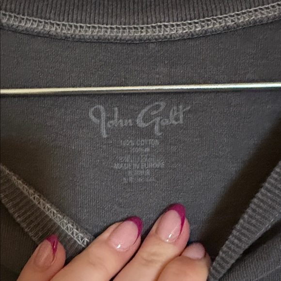 Brandy Melville | Tops | Brandy Melvillejohn Galt Gray Graphic Tshirt ...